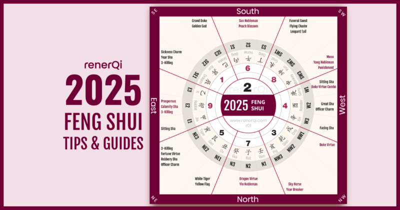 2025 Feng Shui Tips & Guide on Affliction & Auspicious Setup